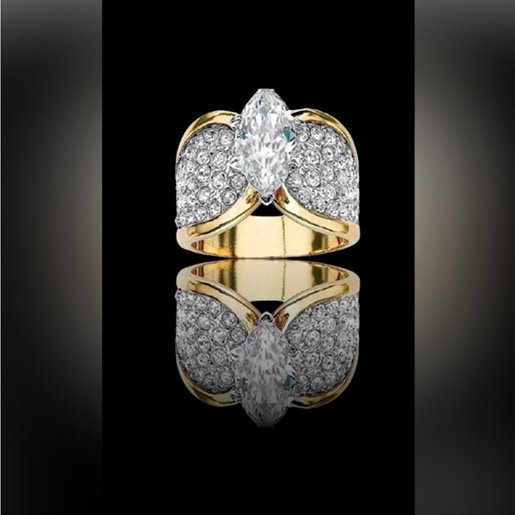 Jewelry | Quality Single Diamond Cut Zicron Crystal Wrhinestone ...